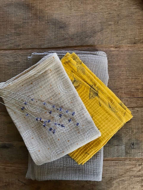 Set 3 hydrofiele doeken - medium formaat | Pakske