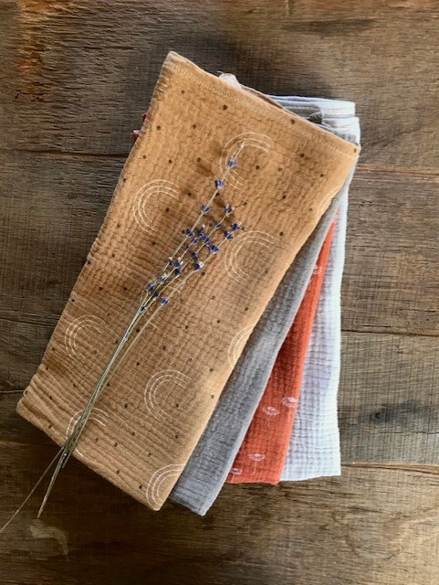 Set 4 hydrofiele doeken - medium formaat | Pakske