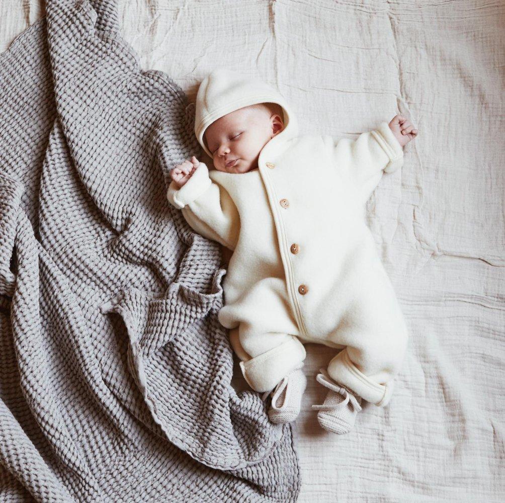 Wool hooded overall - Meerdere kleuren - Maten vallen groot. Downsize ...