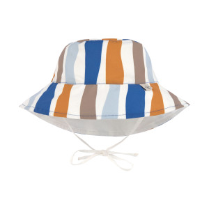Lässig Splash & Fun Sun Protection Bucket Zonnehoedje Waves Blue/Nature ...