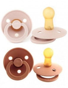 Bibs 1 Tetine Duo Woodchuck Blush | P'tit Colis